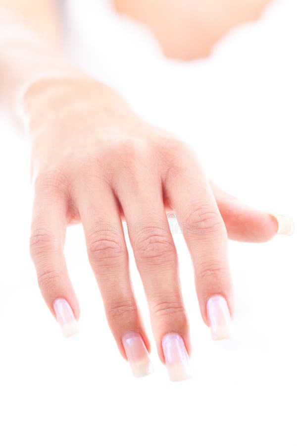 Back of the Hand of a Woman`s Hand Stock Image - Image of finger, form ...