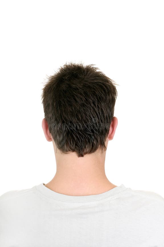 Back of the head stock image. Image of person, looking - 24006291