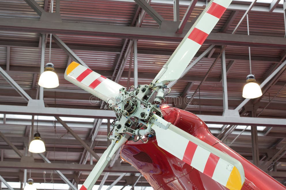 Back helicopter propeller stock image. Image of plane - 27107875
