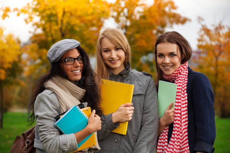 Back in high school! stock image. Image of brunet, girl - 27298975