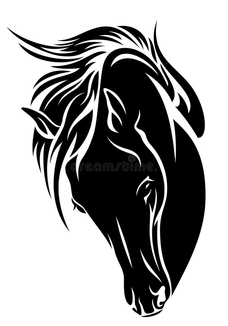 Horse Back Outline Stock Illustrations – 495 Horse Back Outline Stock ...