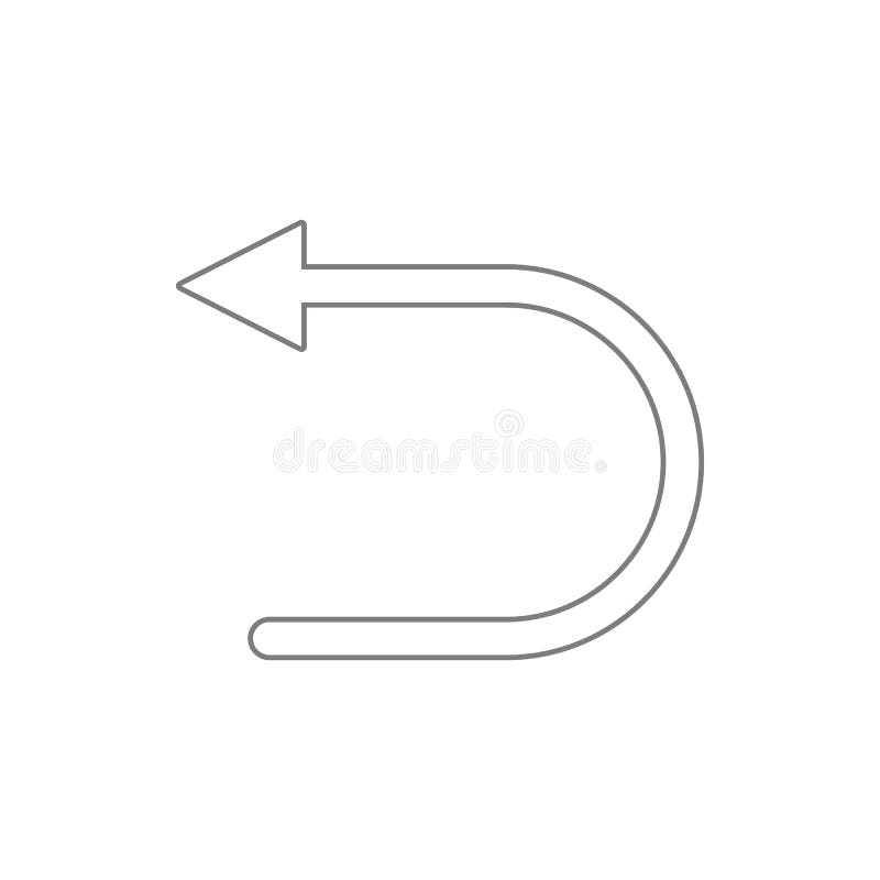 Back Icon. Elements in Multi Colored Icons for Mobile Concept and Web ...