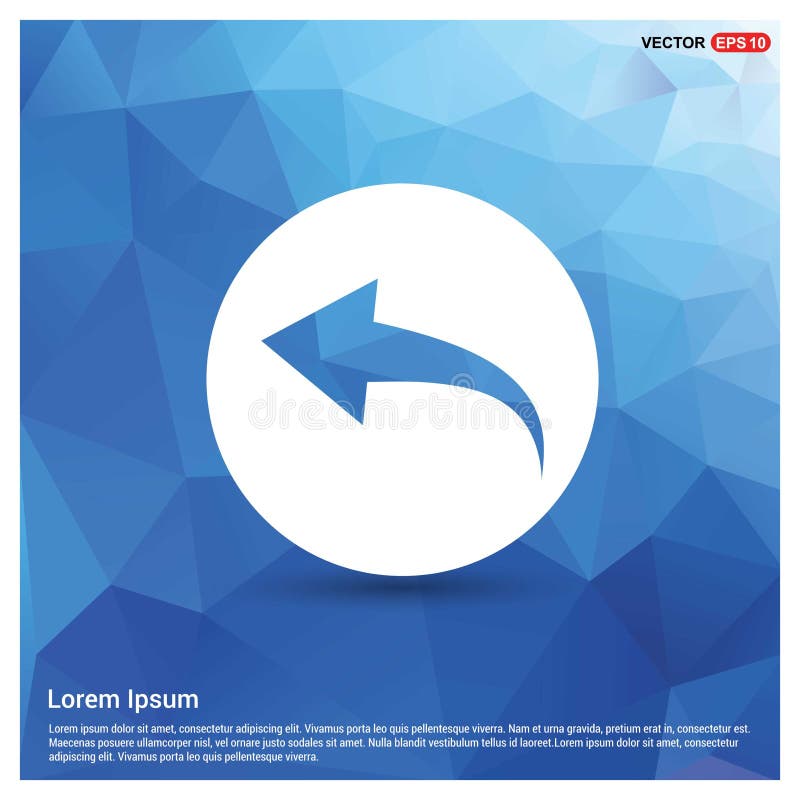 Back icon stock vector. Illustration of designator, panel - 125525895