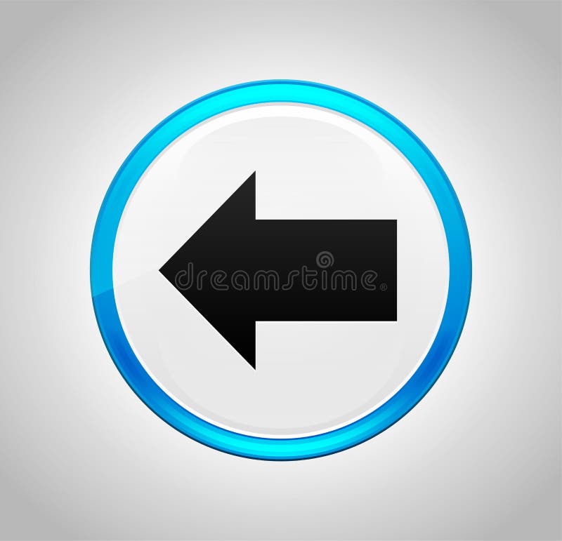 Back Icon Flat Trendy Round Button Set Stock Vector - Illustration of ...