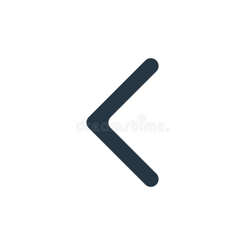 Back Icon Vector from Interface Essentials Concept. Thin Line ...