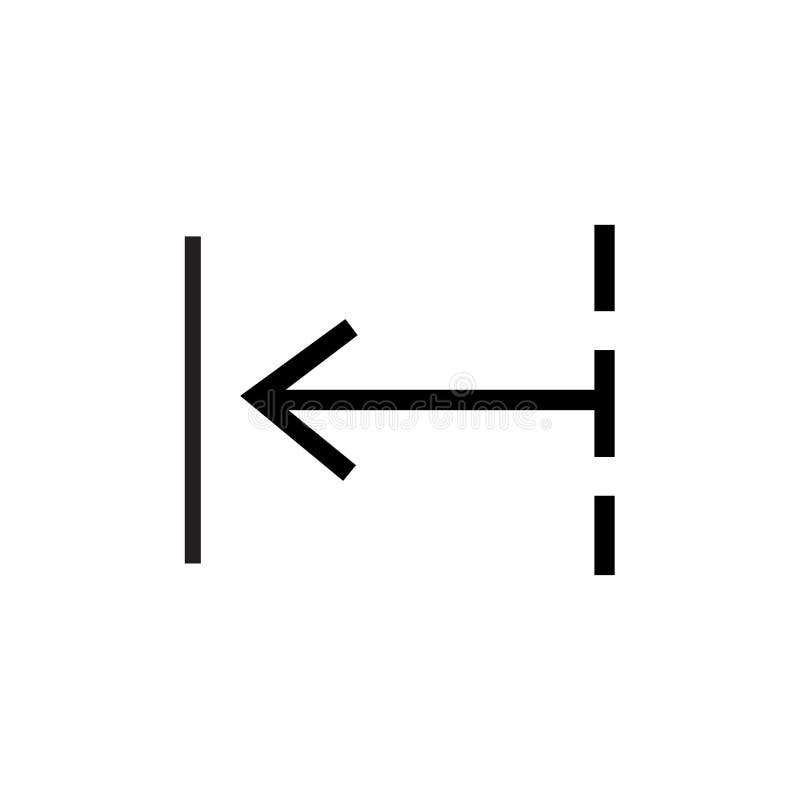 Backward Icon Vector Sign And Symbol Isolated On White Background ...