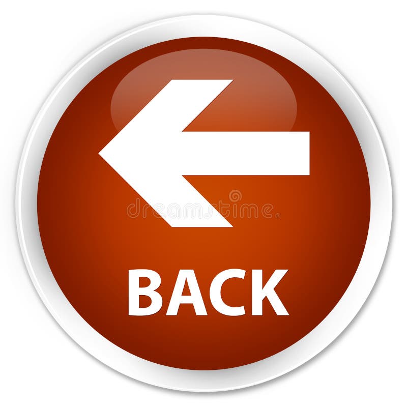 Back Premium Brown Round Button Stock Illustration - Illustration of ...