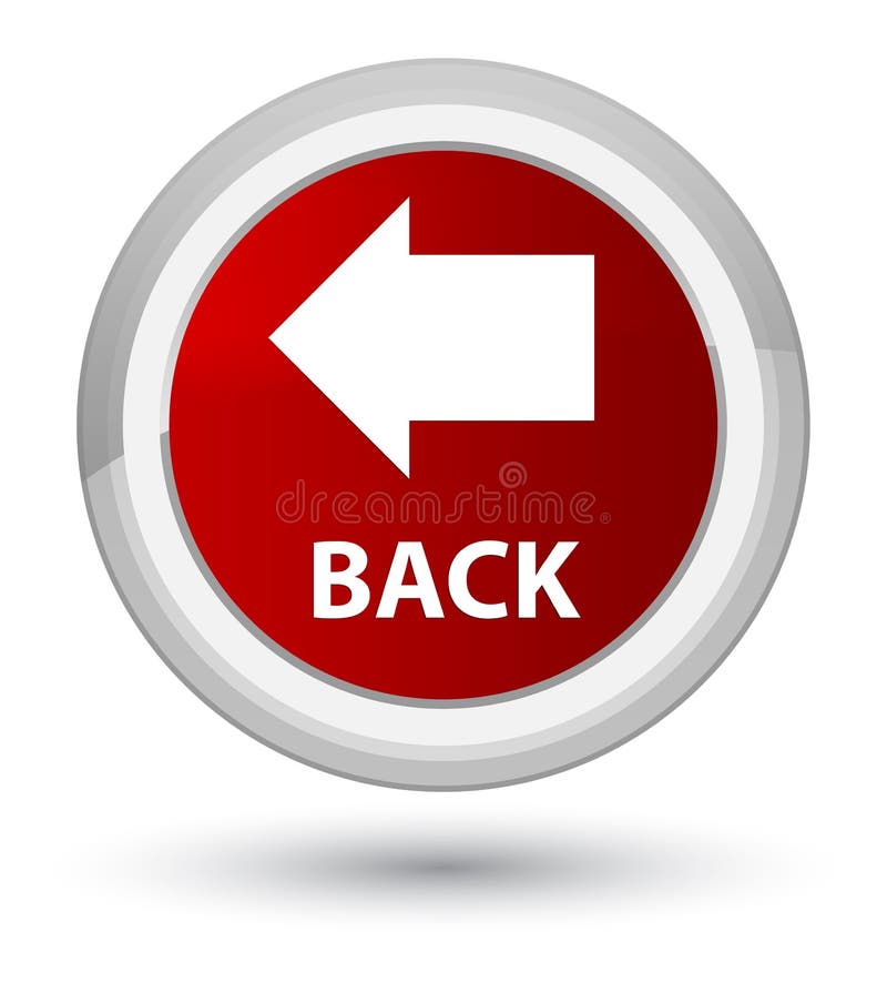 Back Prime Red Round Button Stock Illustration - Illustration of prime ...