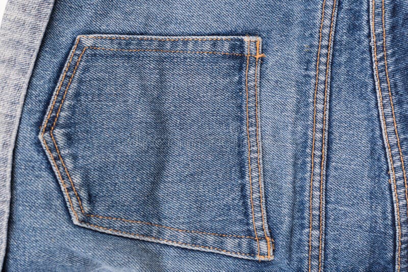 Back of Jeans stock photo. Image of cloth, clothes, pocket - 143936022