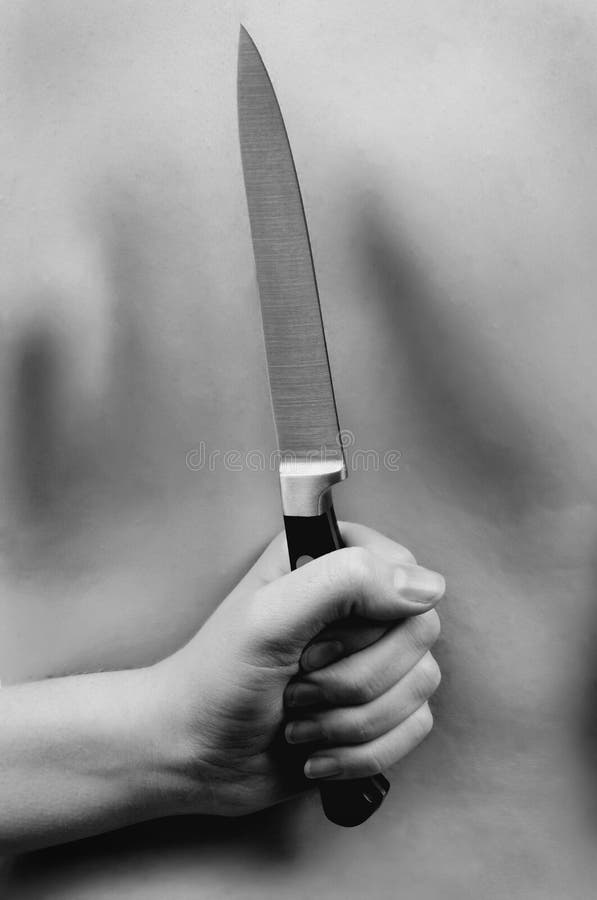 Back with knife stock photo. Image of close, caucasian - 24993132