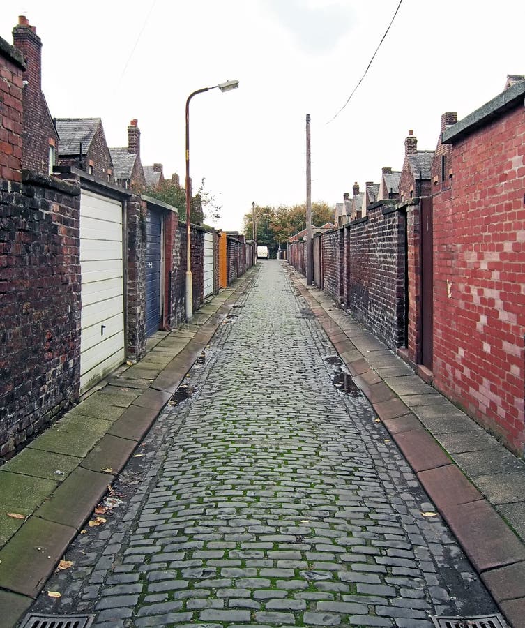 Back Lane stock image. Image of entrance, terrace, residential - 323745