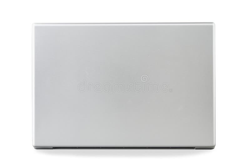 Laptop back view stock image. Image of mobile, information - 15662763