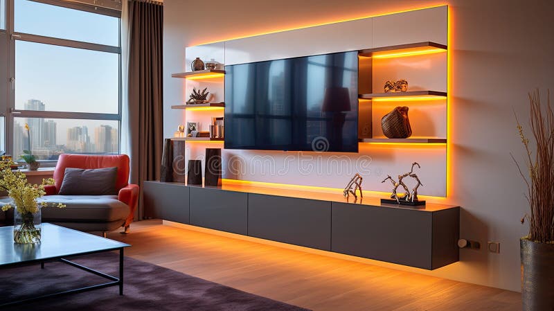 Back led light strips stock illustration. Illustration of flexible ...