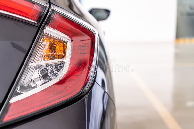 Back light on car stock photo. Image of automotive, drive - 135502980