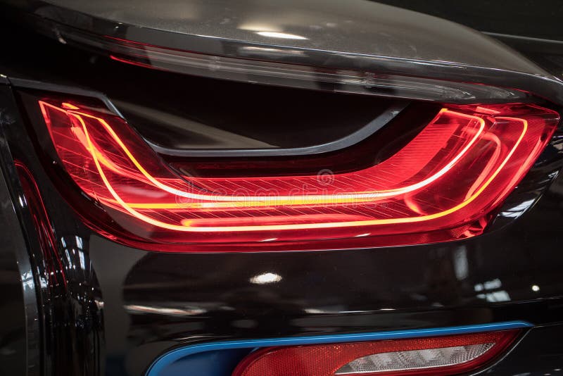 Back lights of a car. stock image. Image of automobile - 103707229