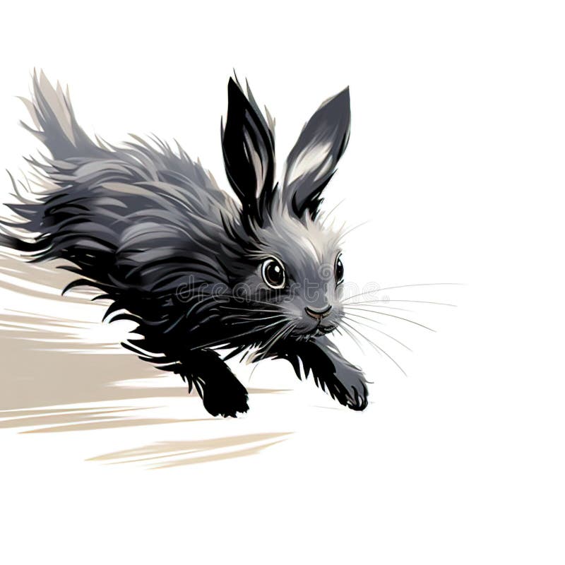 Lined Rabbit Stock Illustrations – 1,163 Lined Rabbit Stock ...