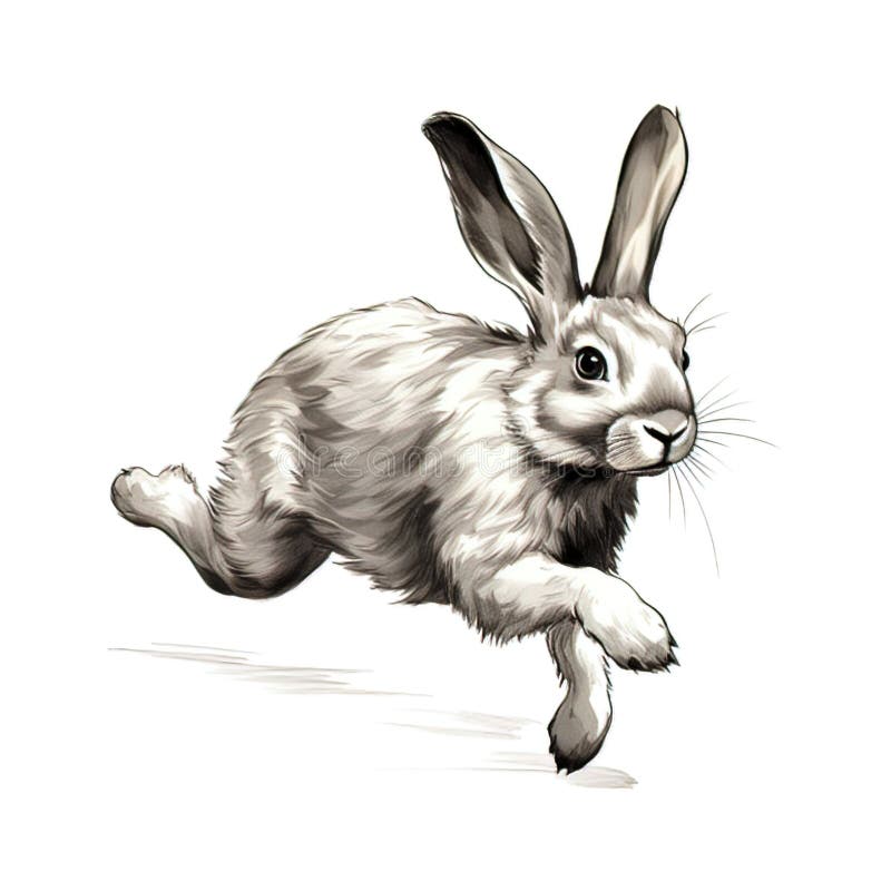 Lined Rabbit Stock Illustrations – 1,163 Lined Rabbit Stock ...