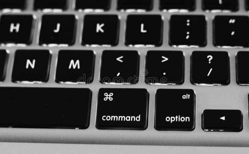 Back Lit Keyboard of Mac Book. Editorial Photo - Image of buttons ...