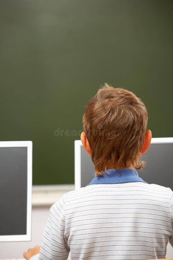 Back of little user stock photo. Image of adolescent - 34412446