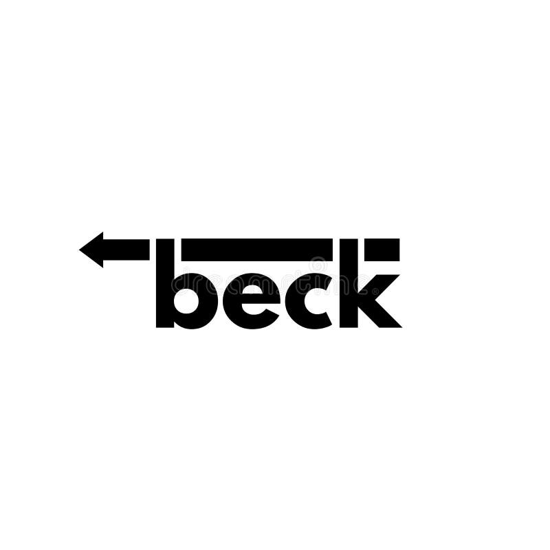 Back logo design stock illustration. Illustration of template - 263322109