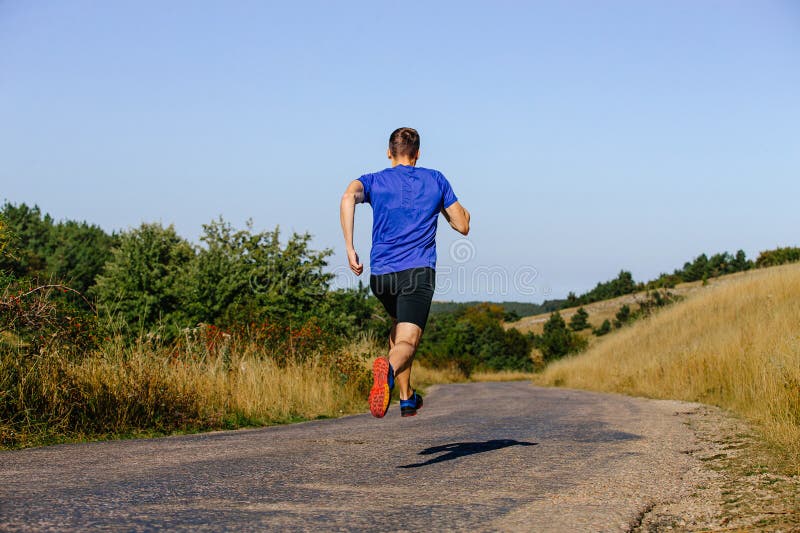 Back male runner running stock image. Image of runner - 270836925