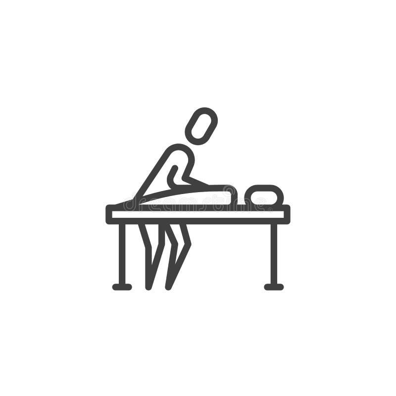 Back Massage Stock Illustration Illustration Of Pamper 12996457