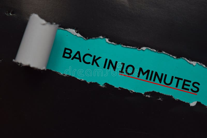 10 Minute Break Sign Stock Photos - Free & Royalty-Free Stock Photos ...