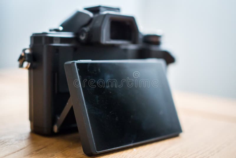 Back of a Mirrorless Camera Stock Image - Image of shot, back: 144609013