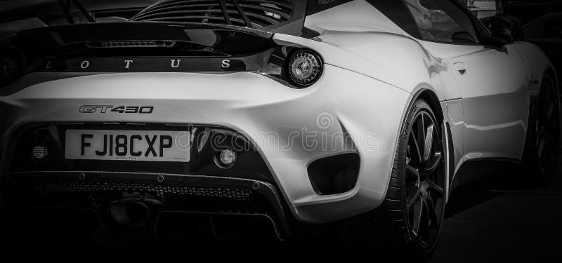 The Back of a Modern Performance Car Editorial Image - Image of evora ...