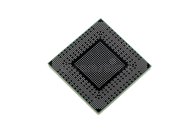 Back of Modern Microprocessor Stock Photo - Image of high, microchip ...