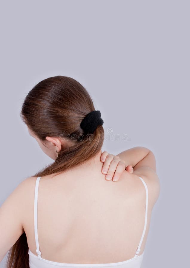 Back and neck pain stock photo. Image of effort, hurt - 19470078