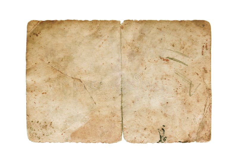 Back of an Old Photo Isolated White Stock Image - Image of back, aged ...