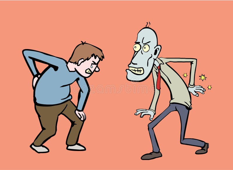 Back Pain Funny Stock Illustrations – 122 Back Pain Funny Stock ...