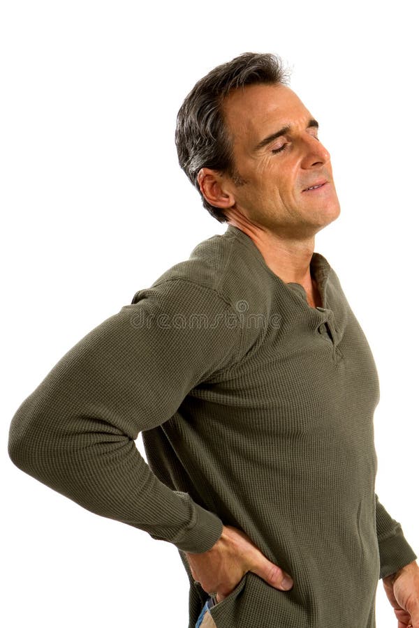 Back Pain Man stock image. Image of holding, relief, aching - 22134563