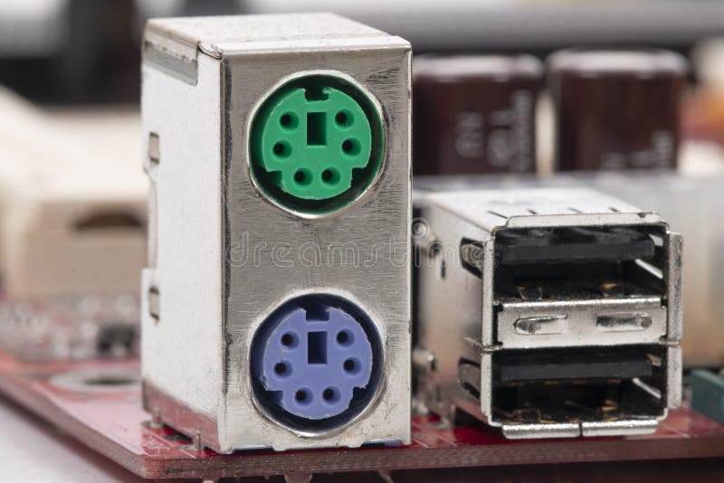 Back Panel Connections Detail Stock Photo - Image of hitech, closeup ...