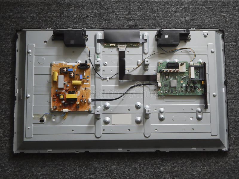 Disassembled led TV. stock photo. Image of panel, disassemble - 122593160