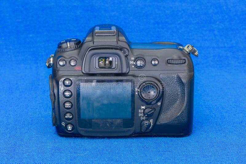 Back Panel of Old DSLR Camera Body Stock Image - Image of camera ...