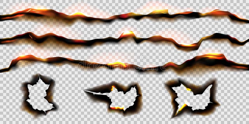 Back Paper Ashes. Burned Pages. Retro Broken Sheets. Scorched Scroll ...