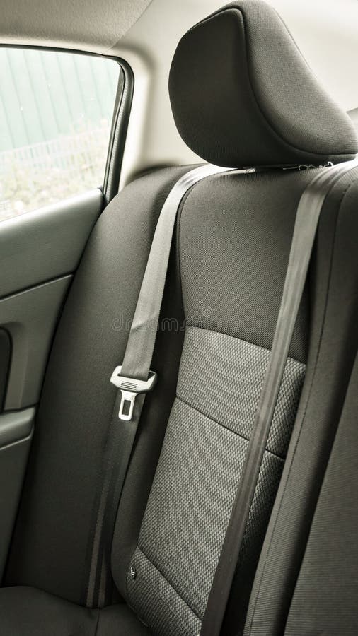 Back Passenger Seats in Modern Comfortable Car Stock Photo - Image of ...