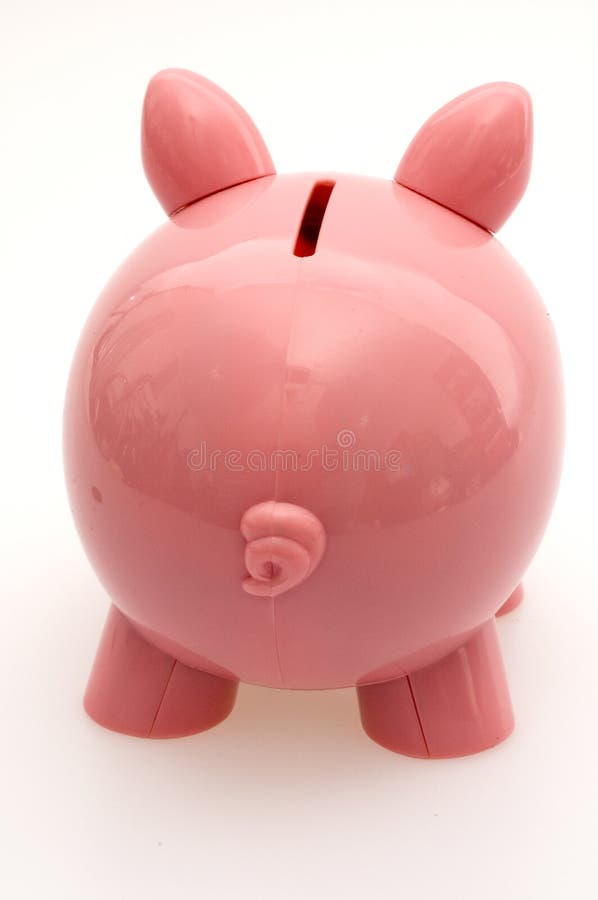 White piggy bank stock image. Image of white, bank, table - 43017667