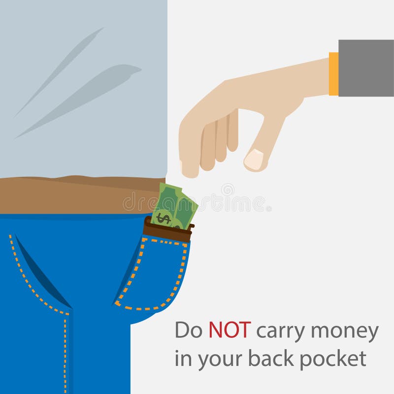 Hand Back Pocket Stock Illustrations – 840 Hand Back Pocket Stock ...
