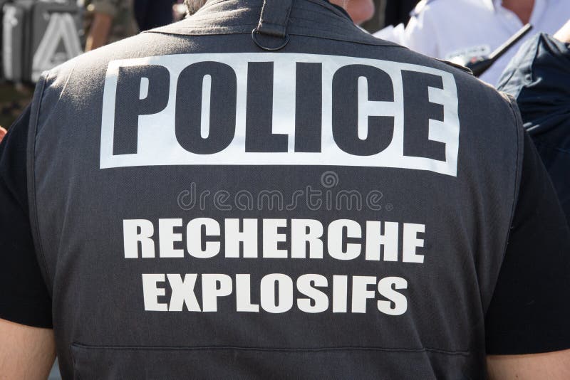 Back of Policeman on Guard at the Time Stock Photo - Image of minister ...