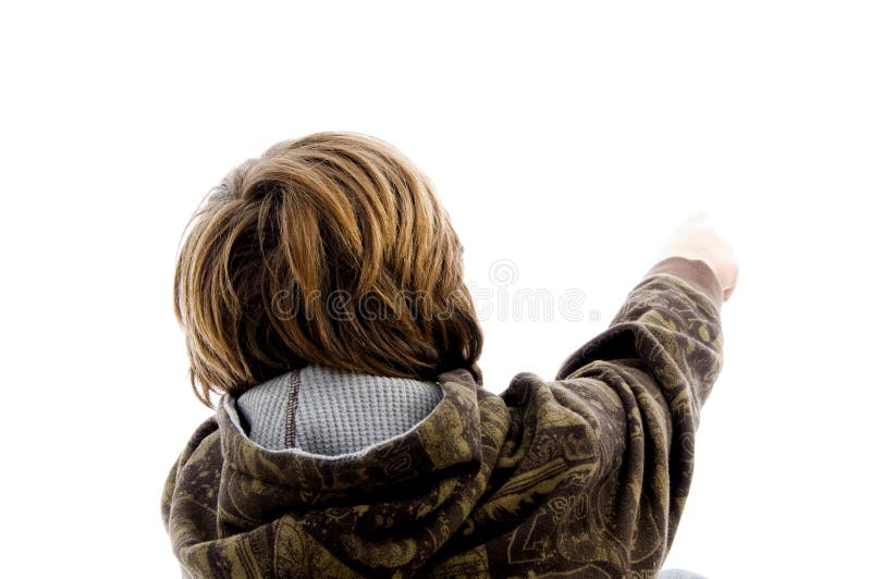 Back Pose Boy Pointing Stock Photos - Free & Royalty-Free Stock Photos ...