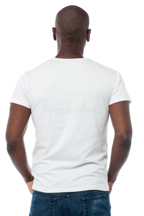 Back pose of casual man stock photo. Image of isolated - 55712632