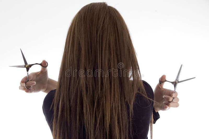 Back Pose Female Scissors Stock Photos - Free & Royalty-Free Stock ...