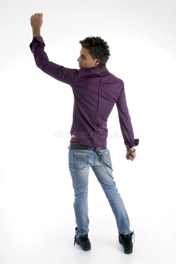 Back Pose Of Standing Model Picture. Image: 6905183