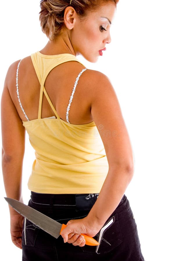 1+ Back pose woman knife Free Stock Photos - StockFreeImages
