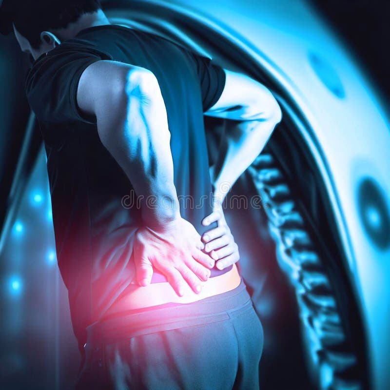 Back Problems, Pain, Sciatica, Spine Stock Illustration - Illustration ...