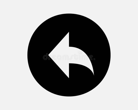 Back Reply Arrow Point Pointer Reverse Backwards before Previous Next ...
