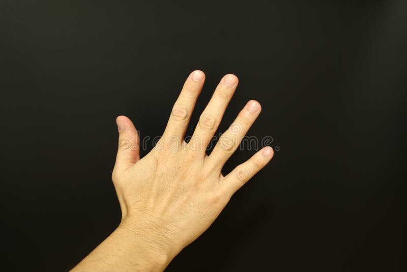 Back Right Hand High Five, Bye Bye Symbol Stock Photo - Image of ...